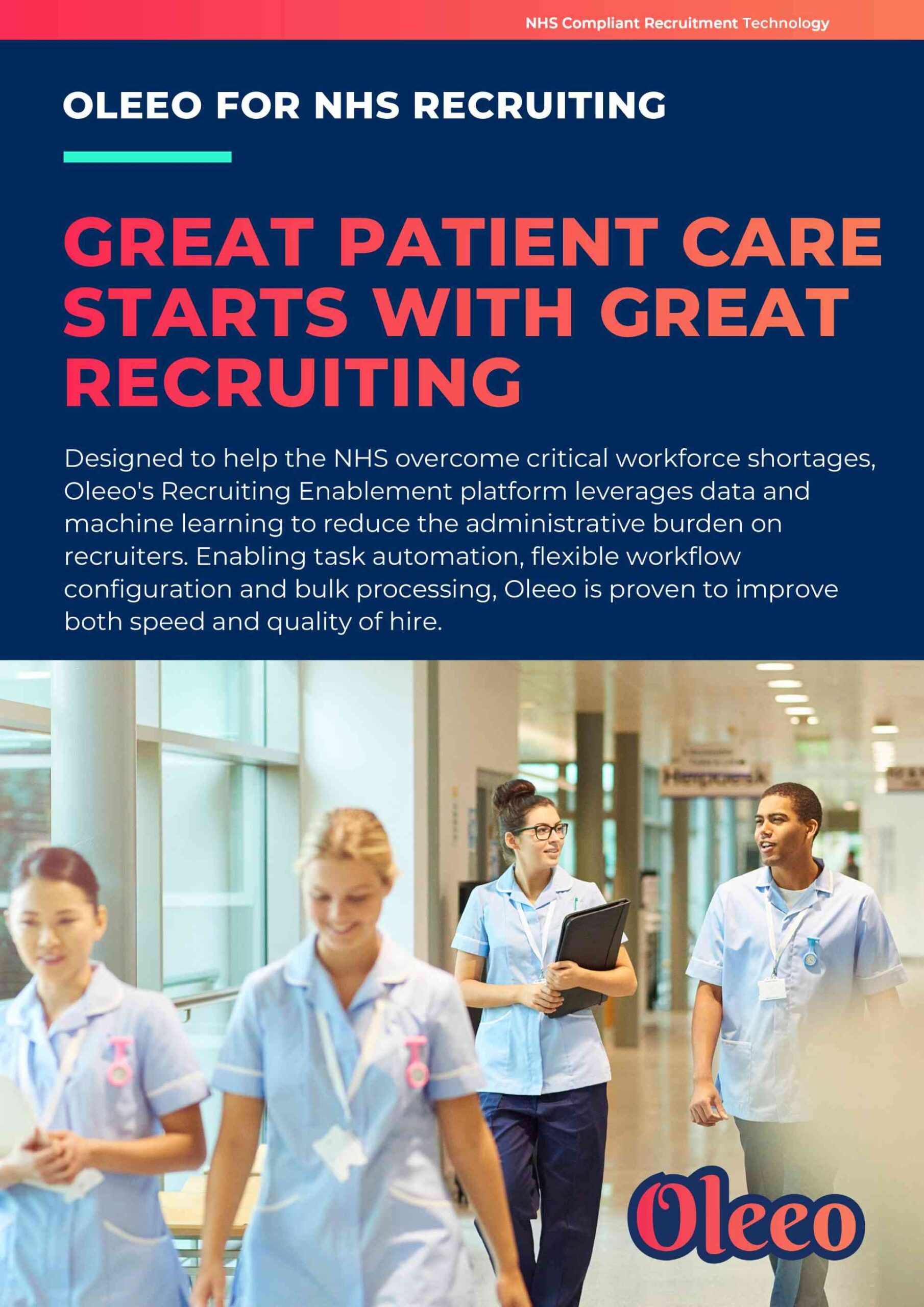 NHS Recruitment Brochure | Oleeo Designed
