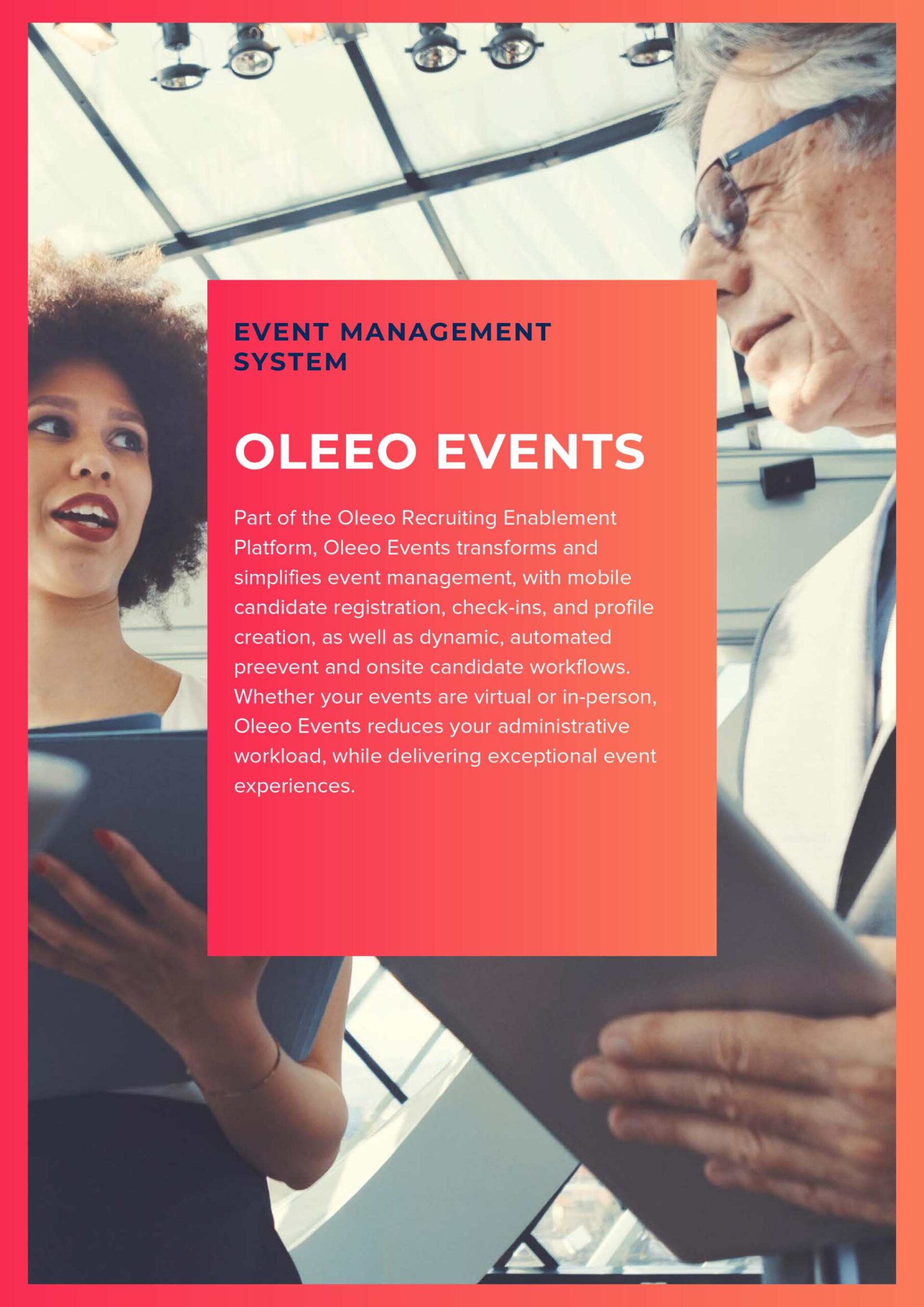 Event Management | Use Oleeo for Recruiting Events Management